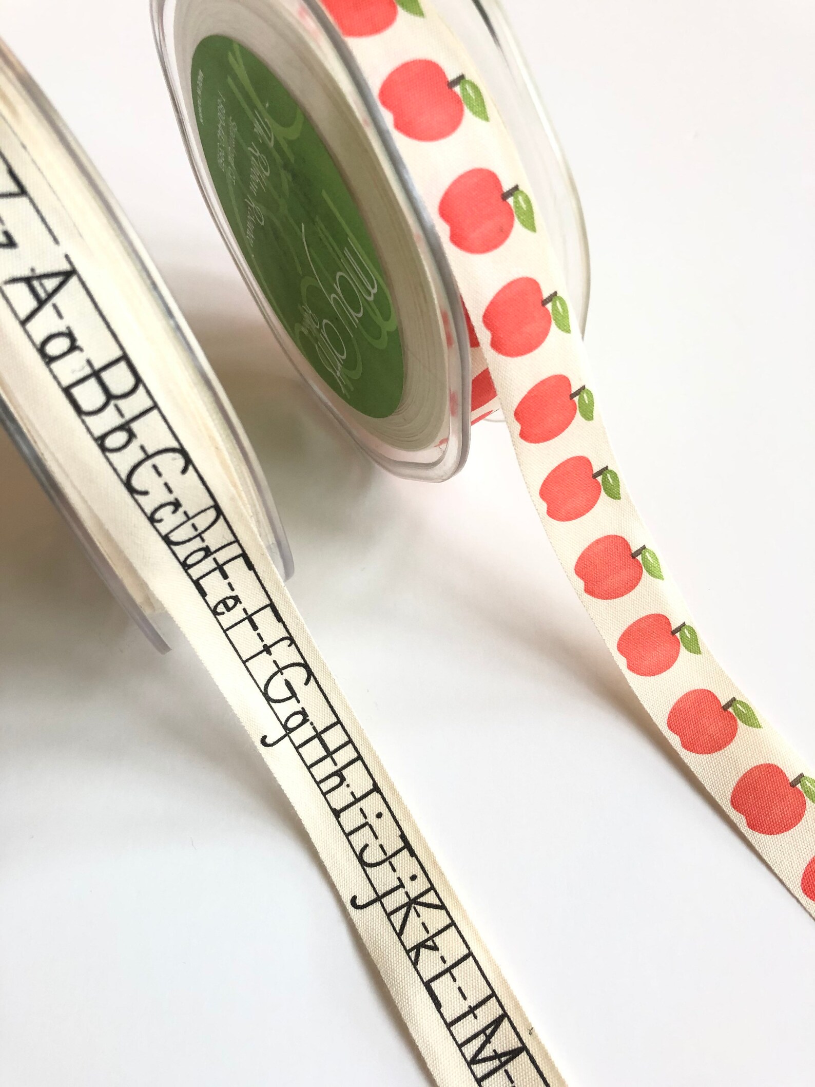 3/4 Ivory Cotton Canvas Ribbon by the Yard Apple or | Etsy