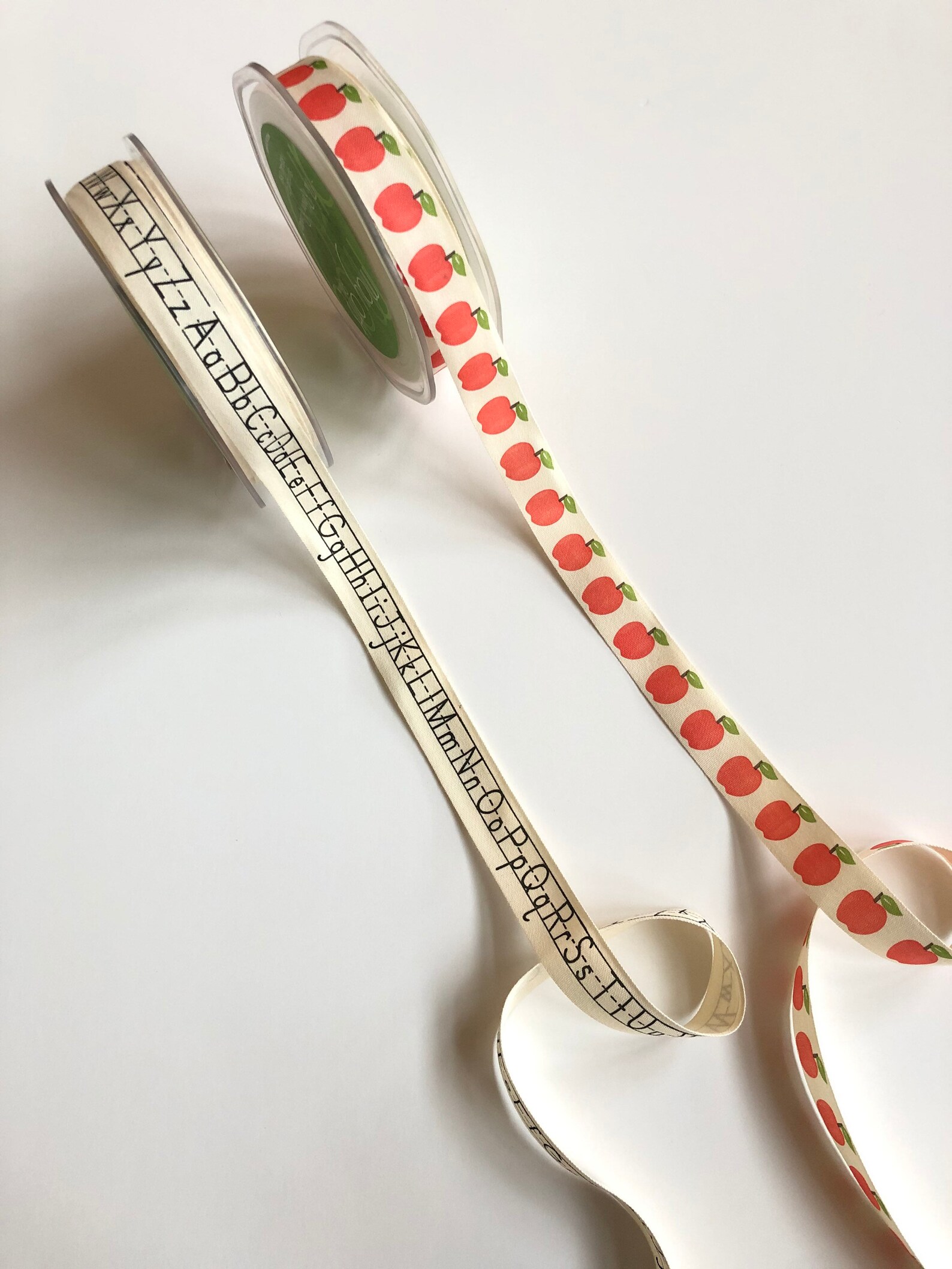 3/4 Ivory Cotton Canvas Ribbon by the Yard Apple or | Etsy