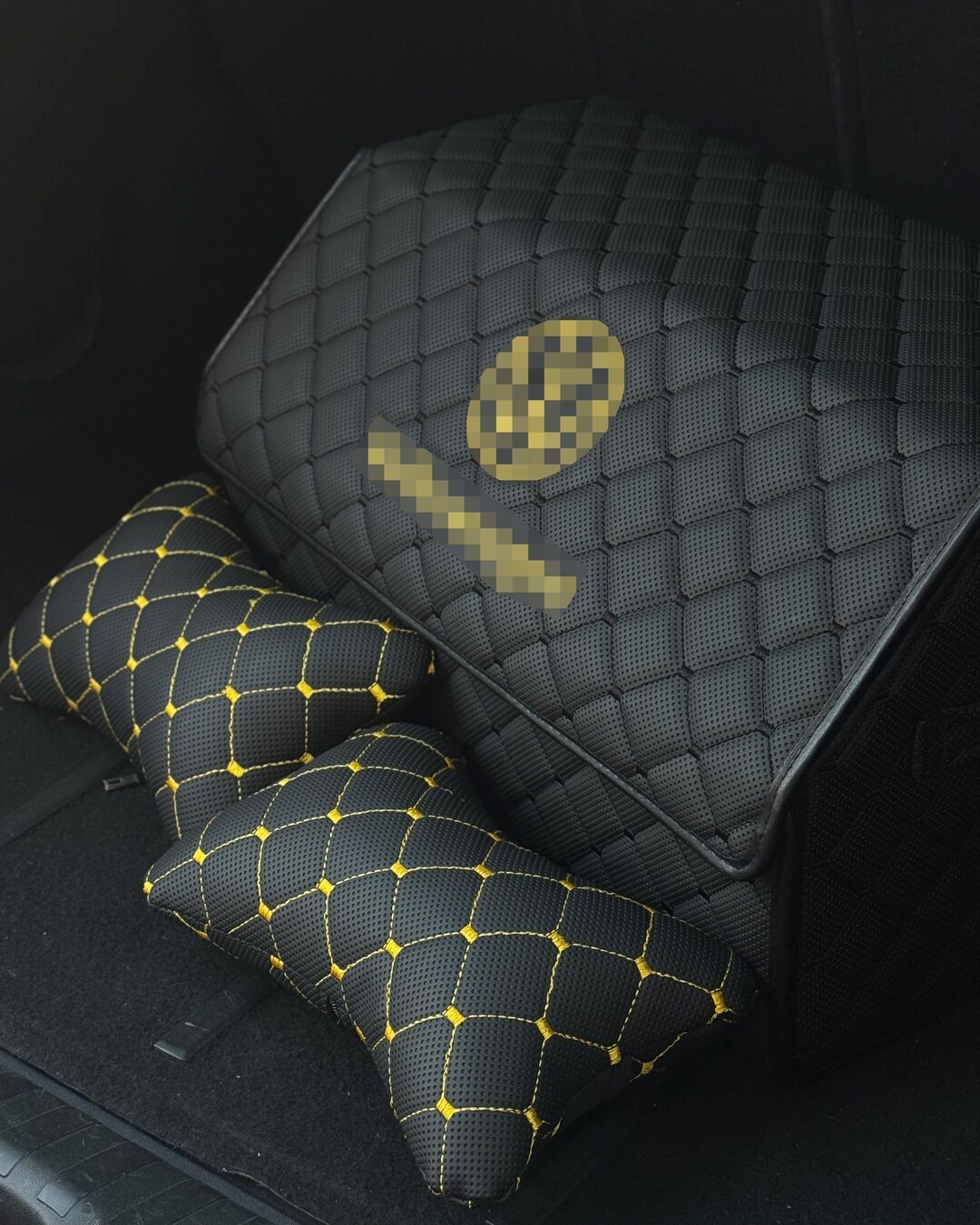 Car Trunk Organizer & Neck Pillows Set, Gift for Him - Etsy