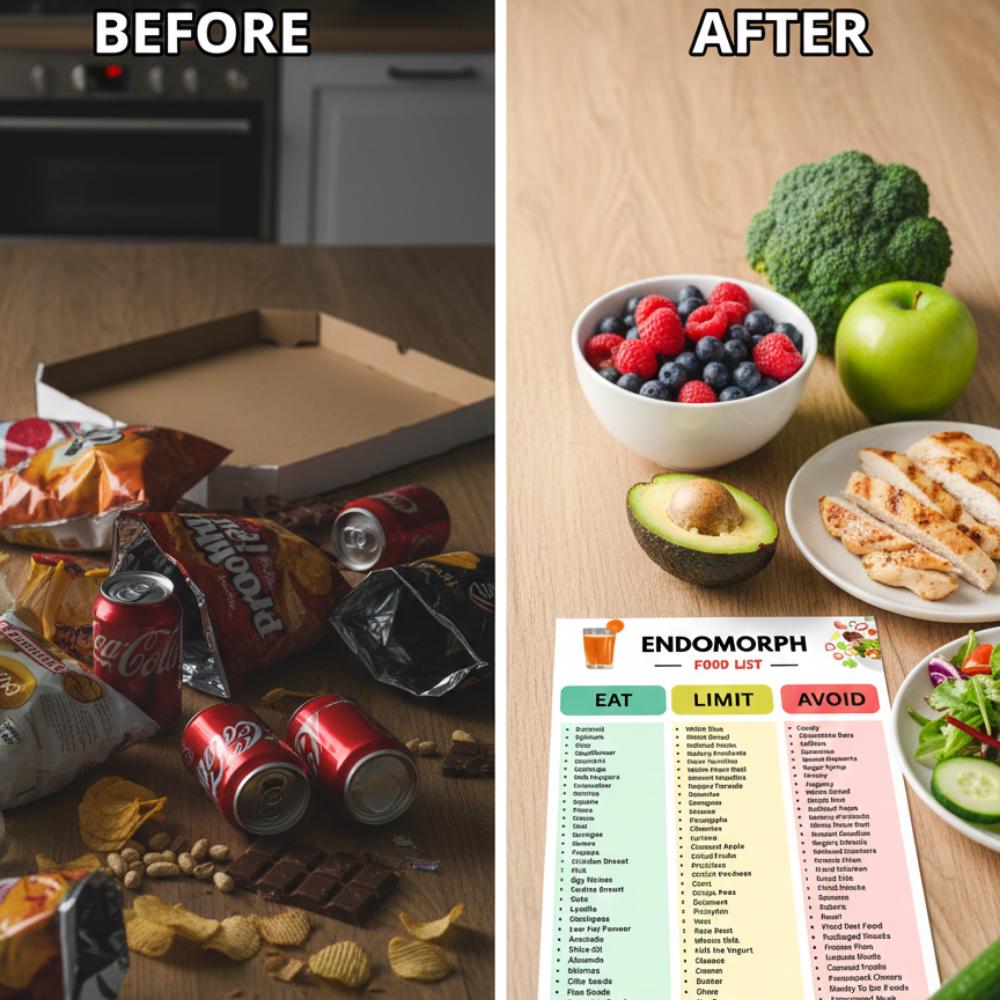 Endomorph Food List, Endomorph Diet Grocery List Printable, Protein ...