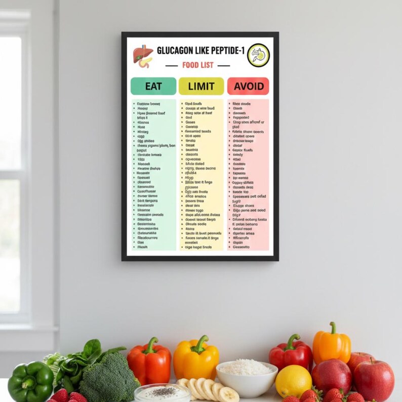 Glucagon Like Peptide-1 Food List Printable, Glp 1 Foods List Glp 1 ...