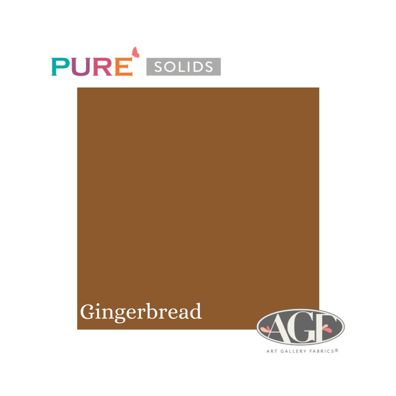 Pure Solids Gingerbread (PE-513) Quilting Cotton | Art Gallery Fabrics ...