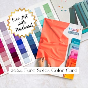 Moda Bella Solids Color Card - Etsy
