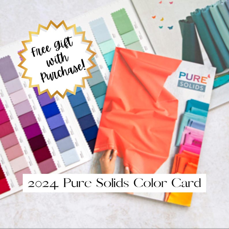 Pure Solids Color Card New for 2024 Art Gallery Fabrics - Etsy