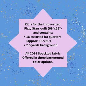 Fizzy Stars Quilt Kit | Ruby Star Society Speckled | Modern Fabric ...