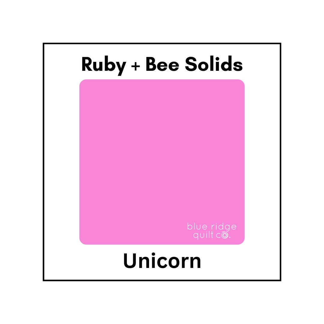 Unicorn Ruby + Bee Solids | Windham Fabrics - Etsy