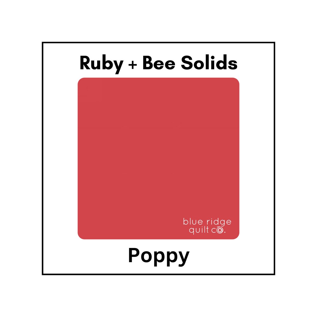 Poppy Ruby + Bee Solids | Windham Fabrics - Etsy