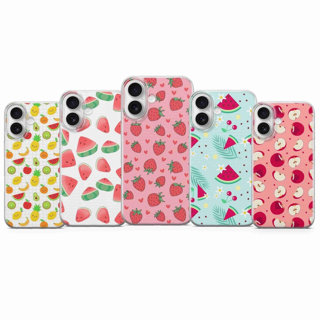 Fruit Bubble Case for iPhone 17 Pro Max, 16, 15 Plus, 14, 13, 12, XR ...