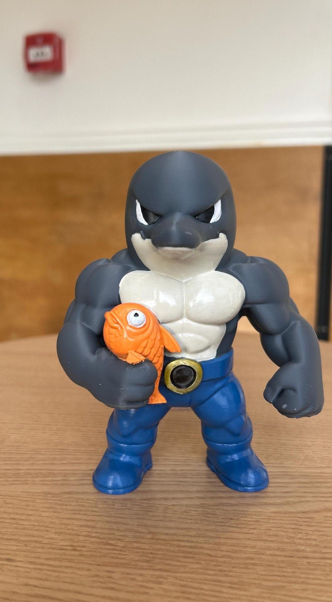 Dolphin Gangster Figurine | Animal Thug Gym Decor | 3D Printed ...