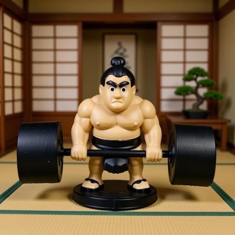 Sumo Wrestler Figurine – Japanese Decor Collectible 3D Printed - Etsy
