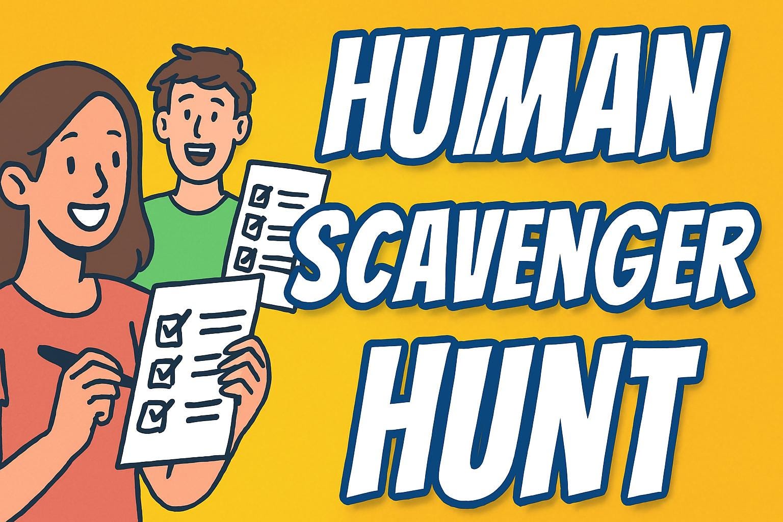 Human Scavenger Hunt: an Interactive Icebreaker Activity - Etsy