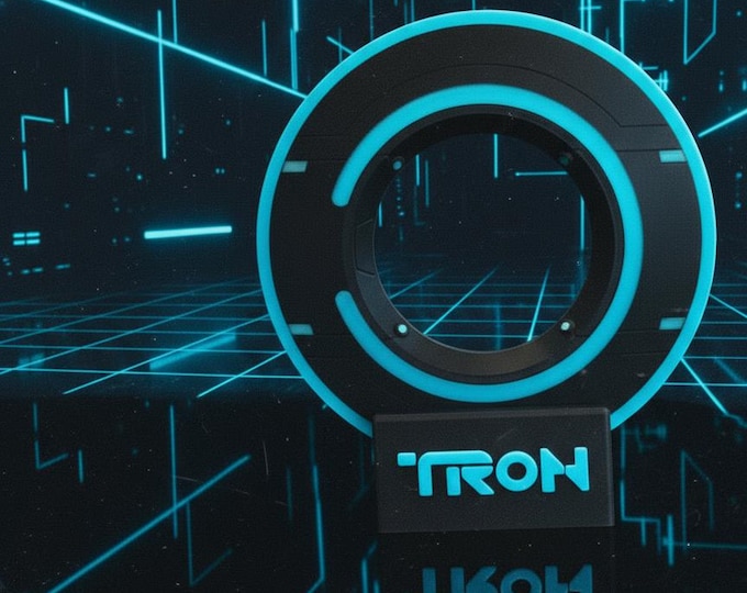 TRON Identity Disc Replica With Luminous and Regular PLA Plastic – Sci ...