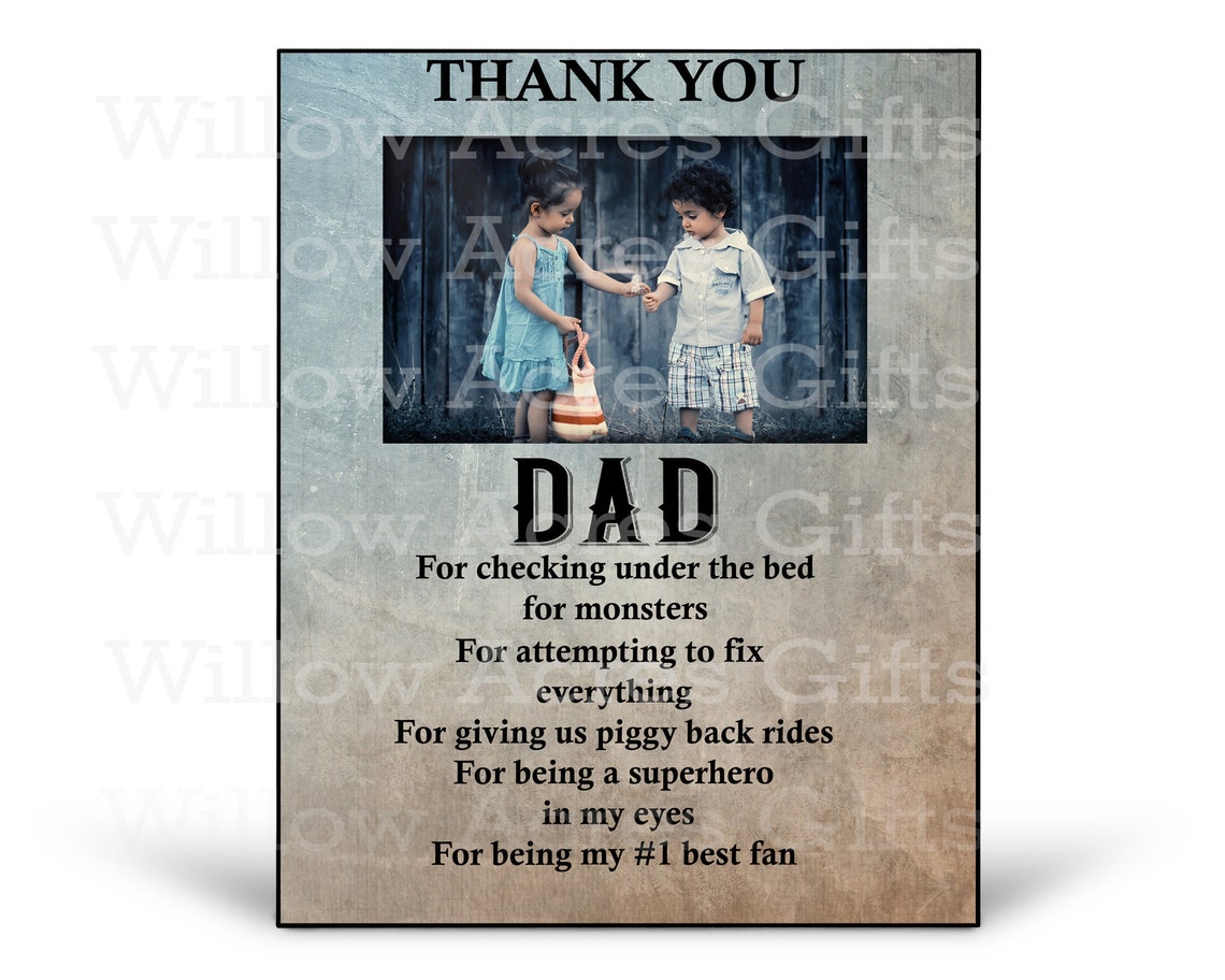 Father's Day Digital Picture Frame Design PNG Frame | Etsy