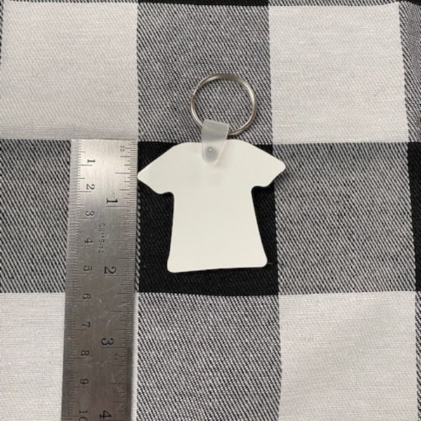 T Shirt Keychain Template Sublimation - Etsy