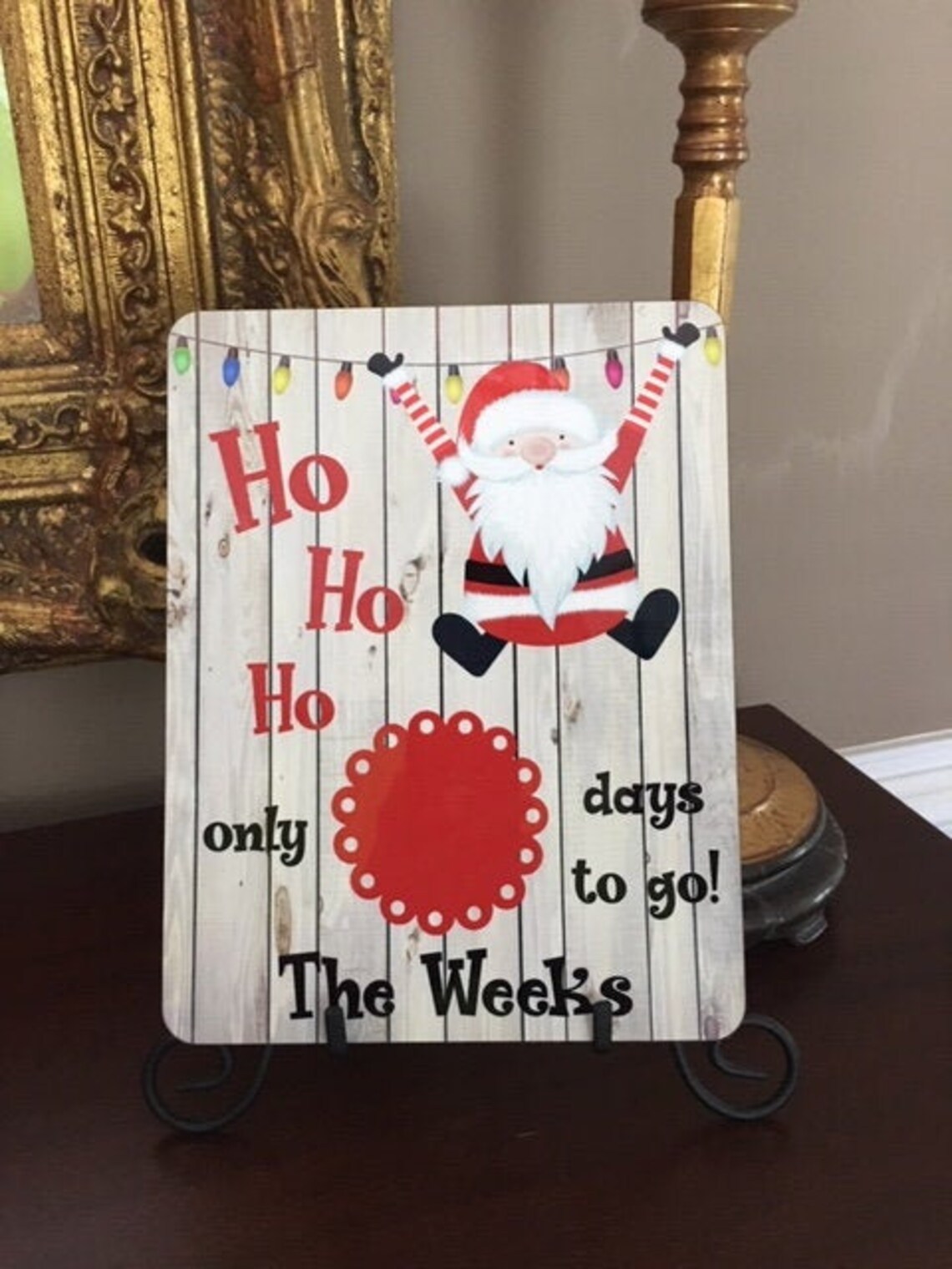 Digital Christmas Countdown Board Design PNG Design - Etsy