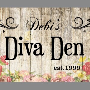Digital DIVA DEN Design, PNG Design, Sublimation Sign Design - Etsy