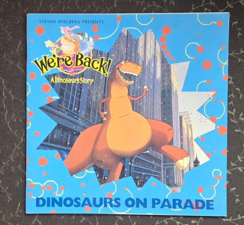 Steven Spielberg We're Back! A Dinosaur's Story Dinosaurs on Parade - Etsy