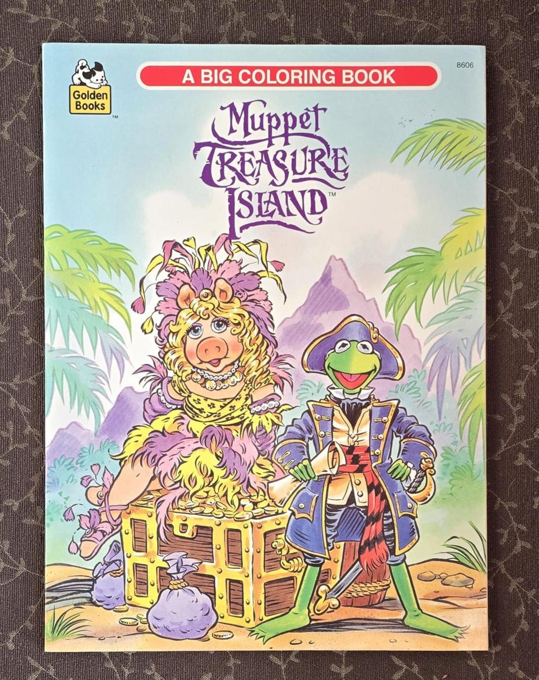 Vintage Muppet Treasure Island Golden Books A Big Coloring Book Never ...