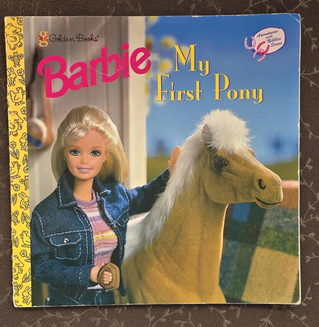 Rare 1st Ed. Barbie My First Pony 1999 Golden Book - Etsy