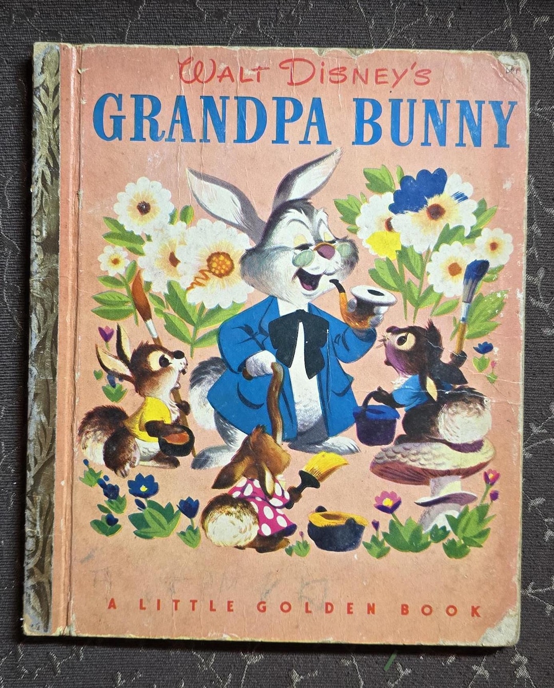 Vintage and Rare Walt Disney's Grandpa Bunny A Little Golden Book ...