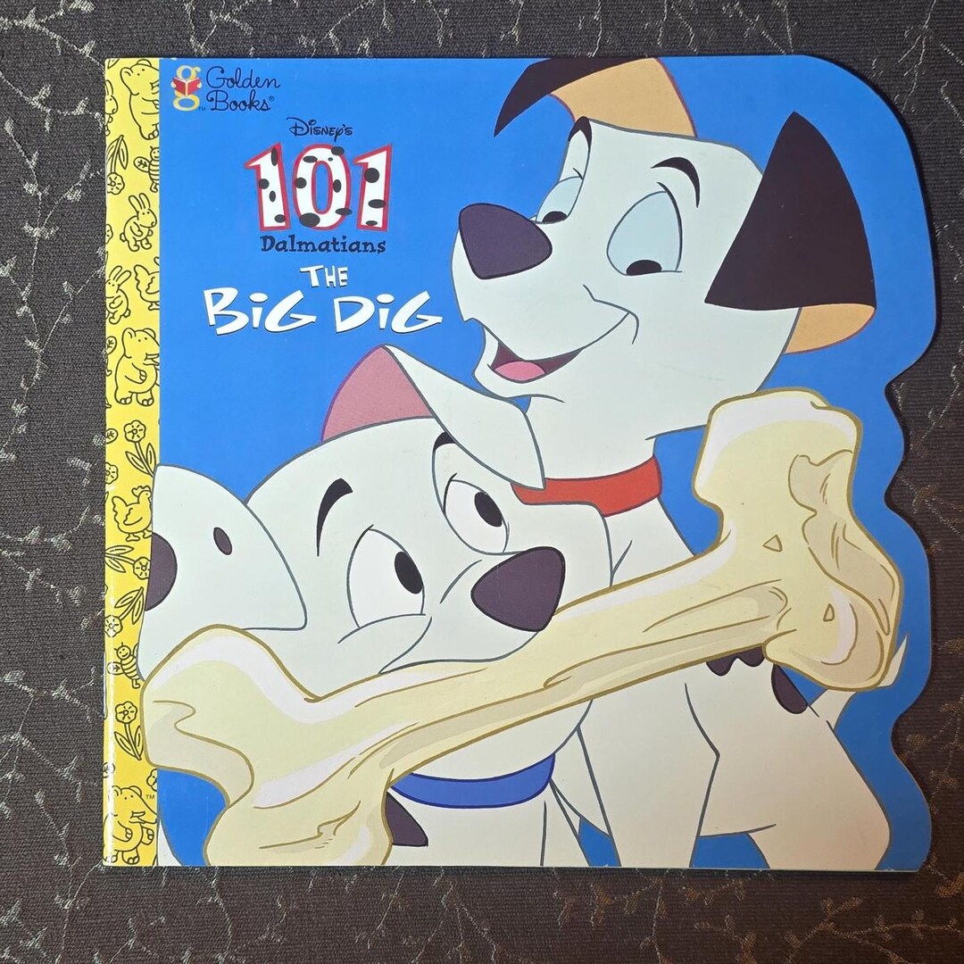 1st Ed. Disney's 101 Dalmatians the Big Dig 1997 Golden Shape Book - Etsy