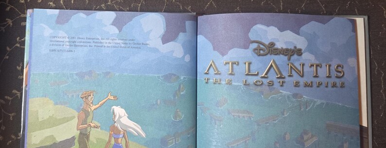 Disney's Atlantis the Lost Empire Wonderful World of Reading Book - Etsy