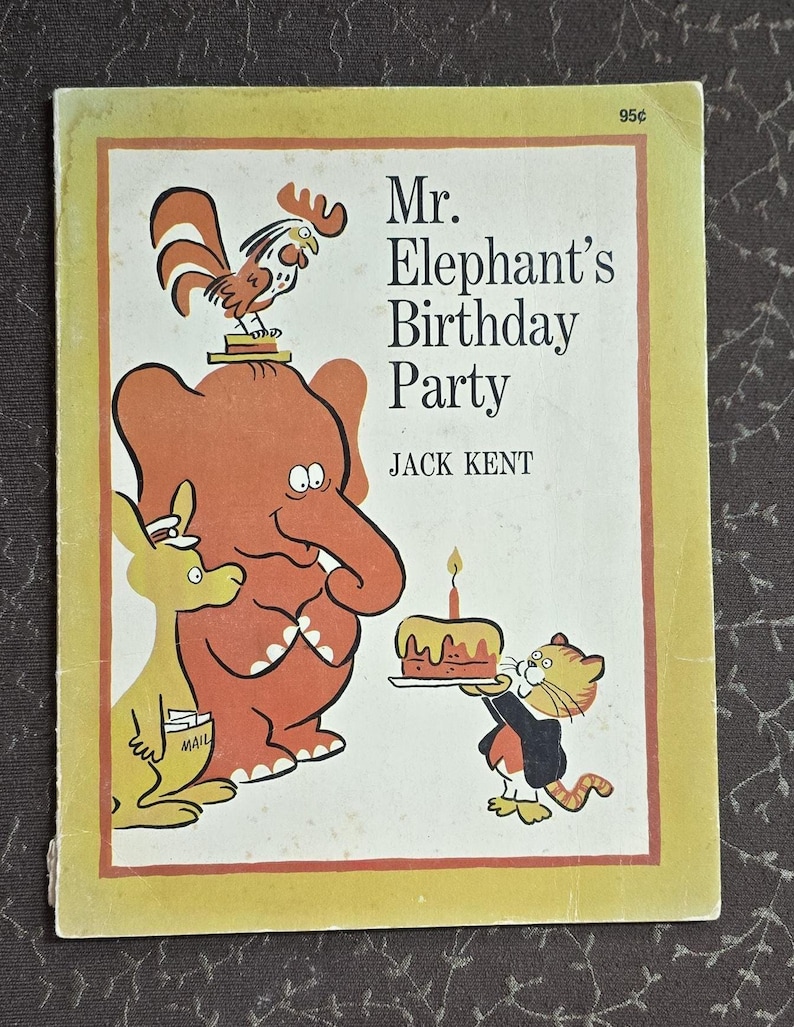 Vintage 1st Ed 1969 Mr. Elephant's Birthday Party Jack Kent - Etsy