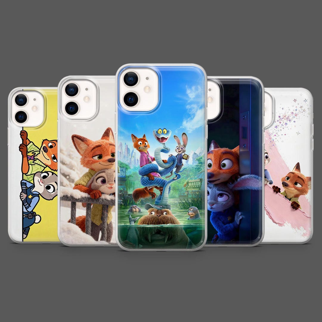 Zootopia Phone Case Judy Hopps Fox Nick Cover for iPhone 17, 16, 15, 14 ...