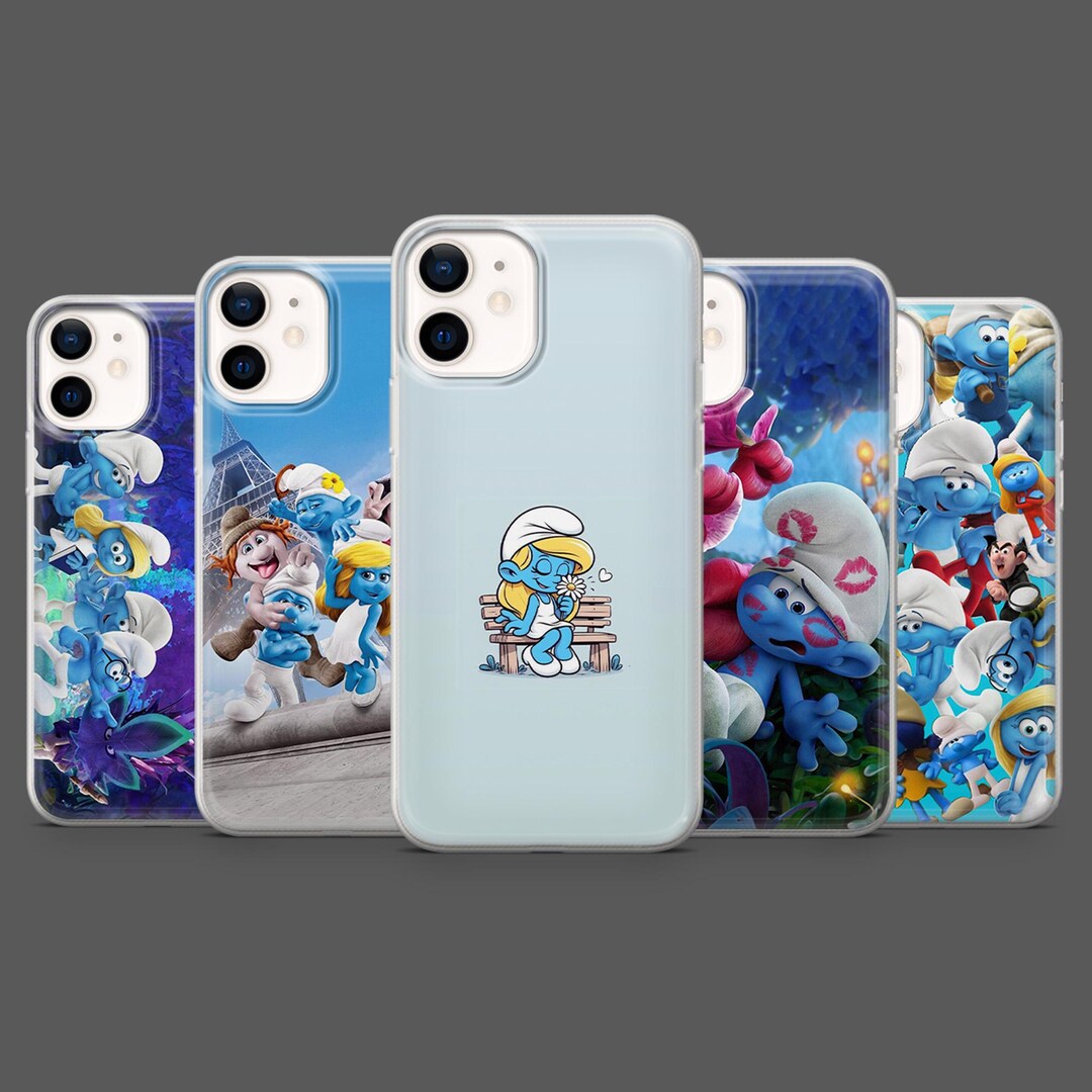 Smurfs Phone Case Smurfette Cartoon Cover for iPhone 17, 16, 15, 14, 13 ...