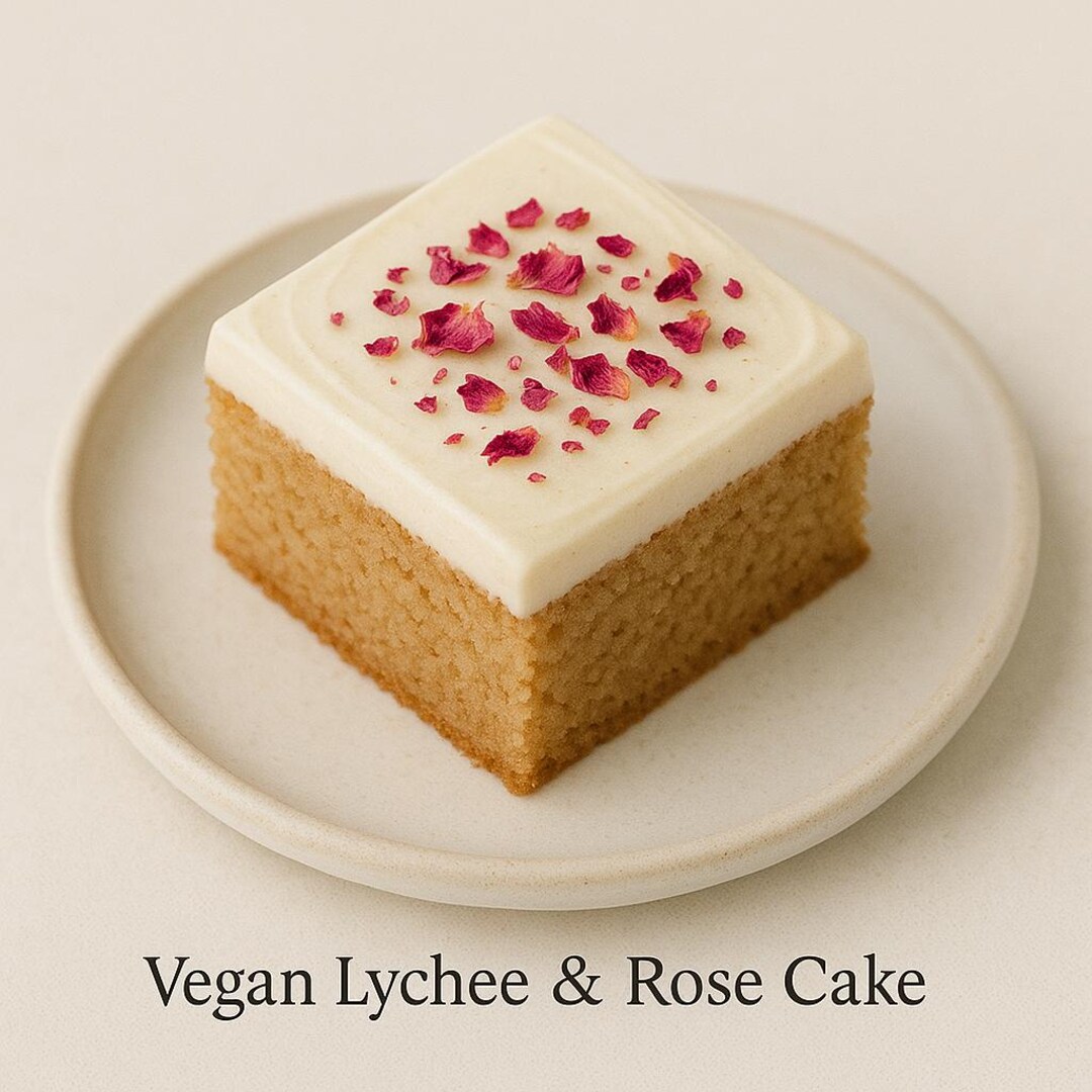 Vegan Lychee & Rose Cake - Etsy