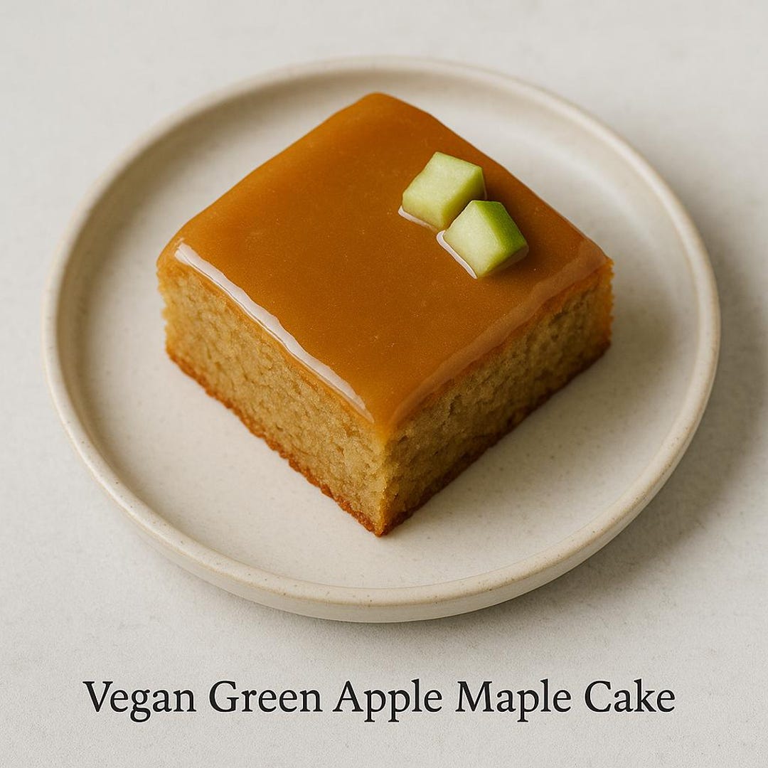 Vegan Green Apple Maple Cake - Etsy