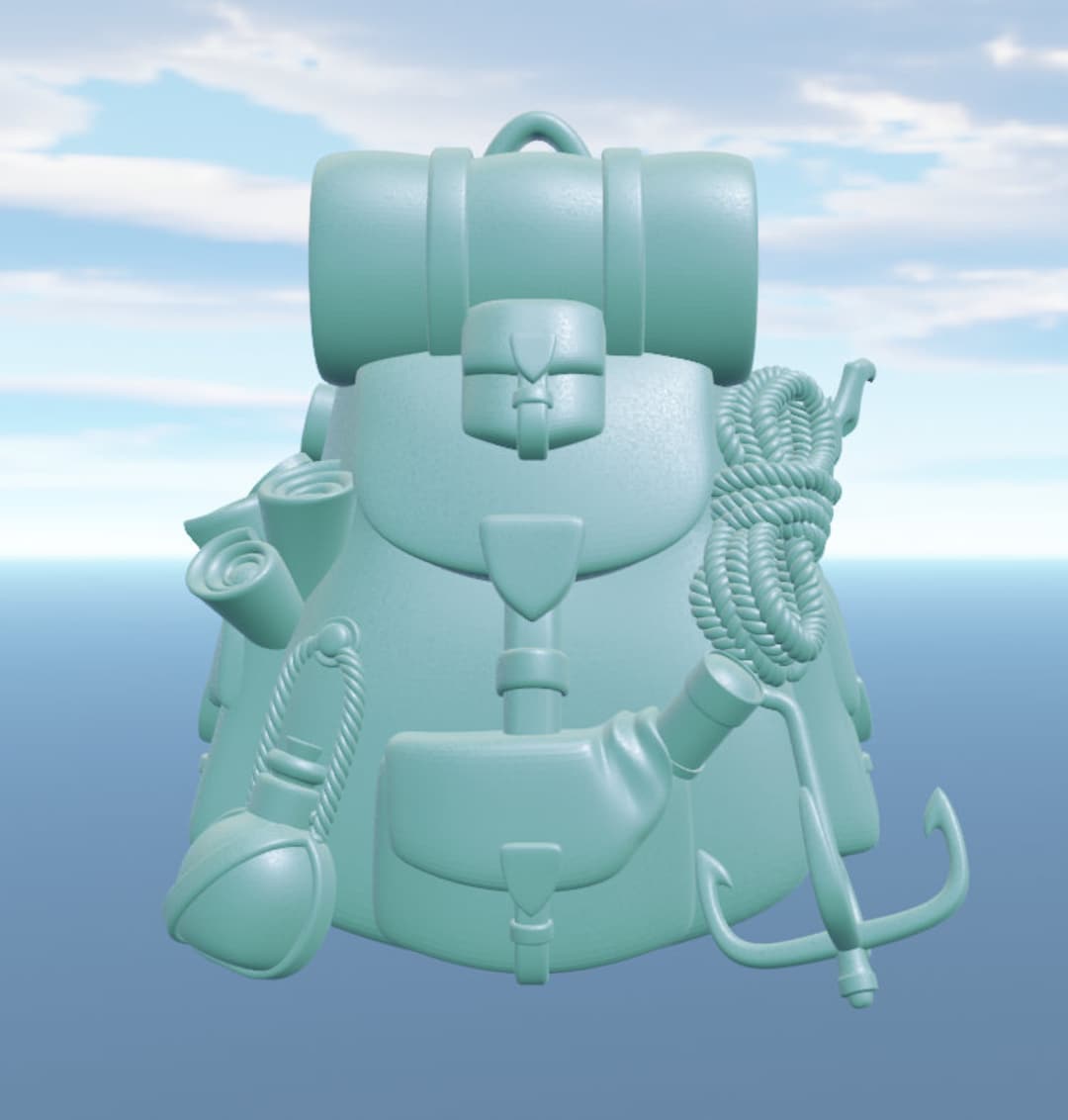 Adventurer's Backpack STL File - Etsy