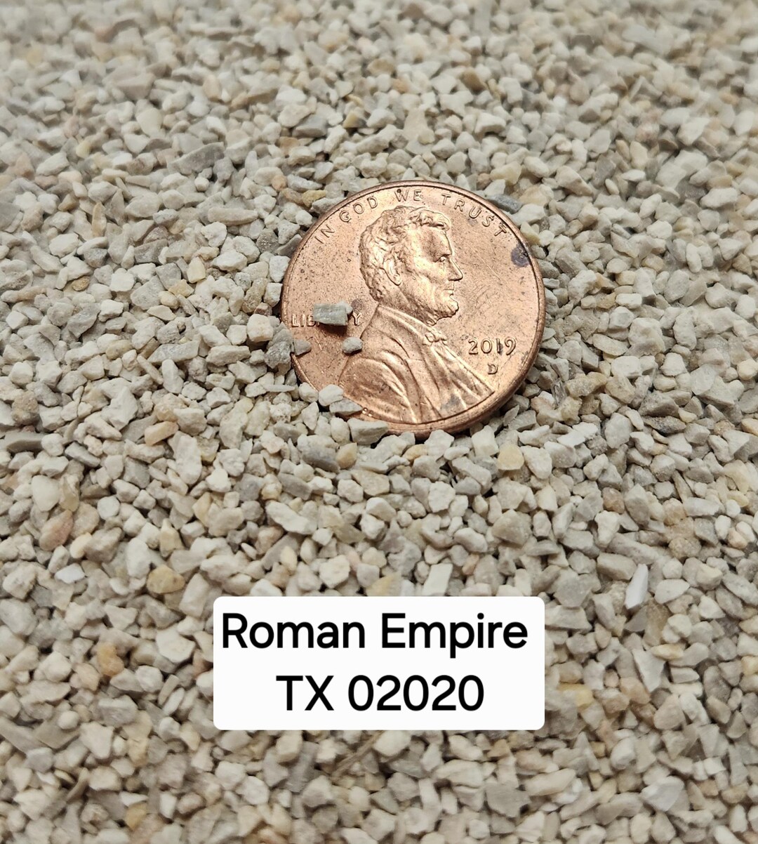 Roman Empire TX 02020 is Natural Stone (see Picture for Size Reference ...