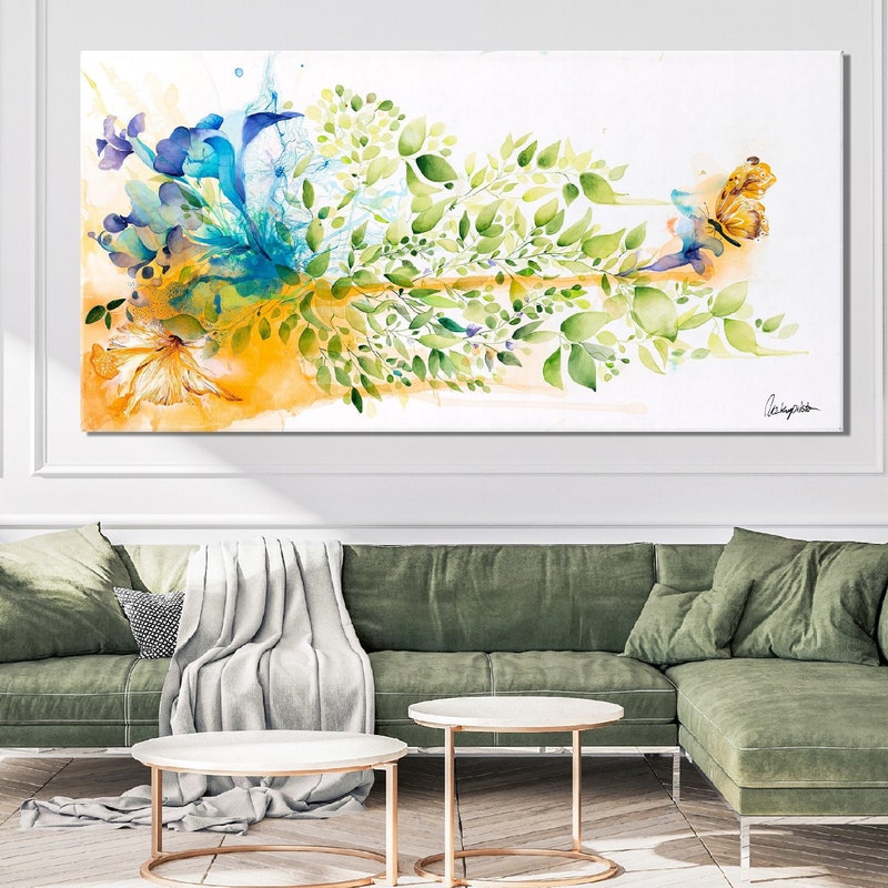 Abstract Floral Art - Etsy