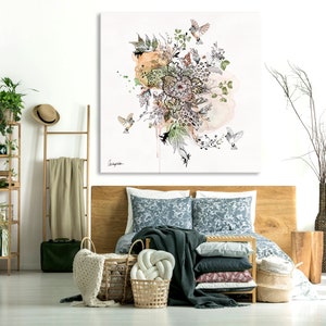 Large Wall Art, Abstract Watercolor Painting, Large Abstract Print ...