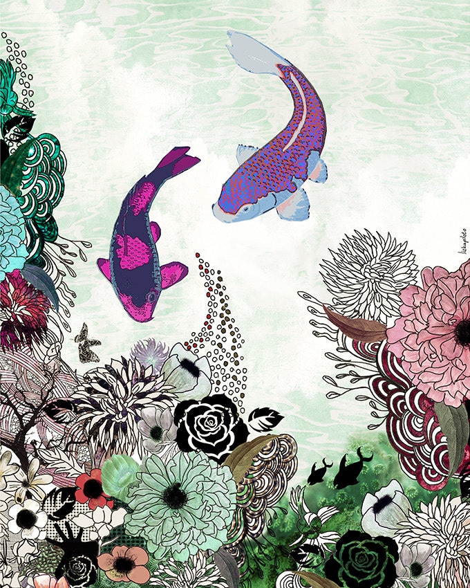 Large Fish Art Fish Print Large Wall Art Fish Wall Art | Etsy