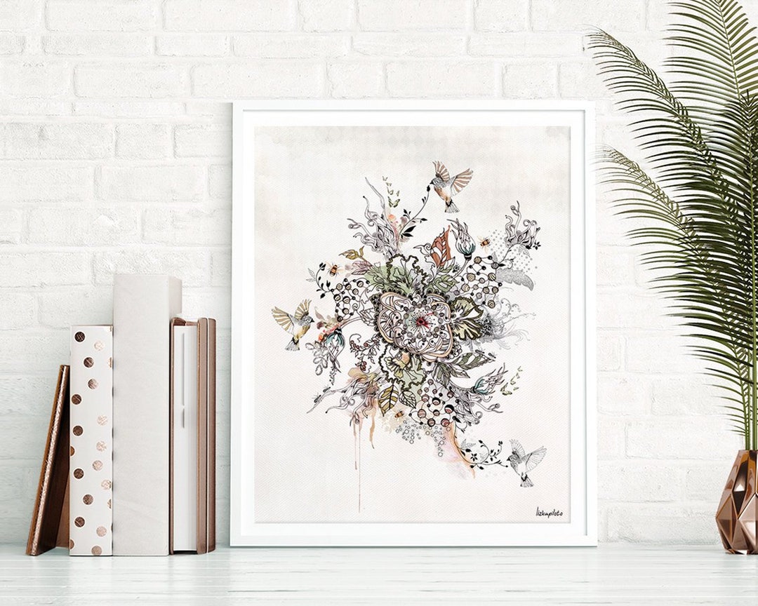 Modern Botanical Wall Art, Botanical Print, Floralp, Botanic ...