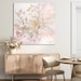 Light Pink Wall Art, Pink and White Abstract Painting, Minimalist ...