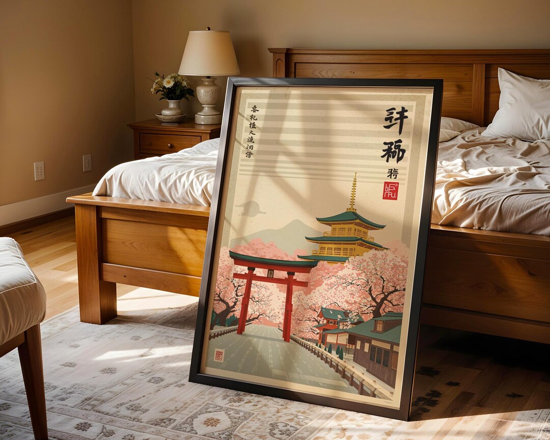 Japanese Cherry Blossom Poster, Asian Art Print - Etsy