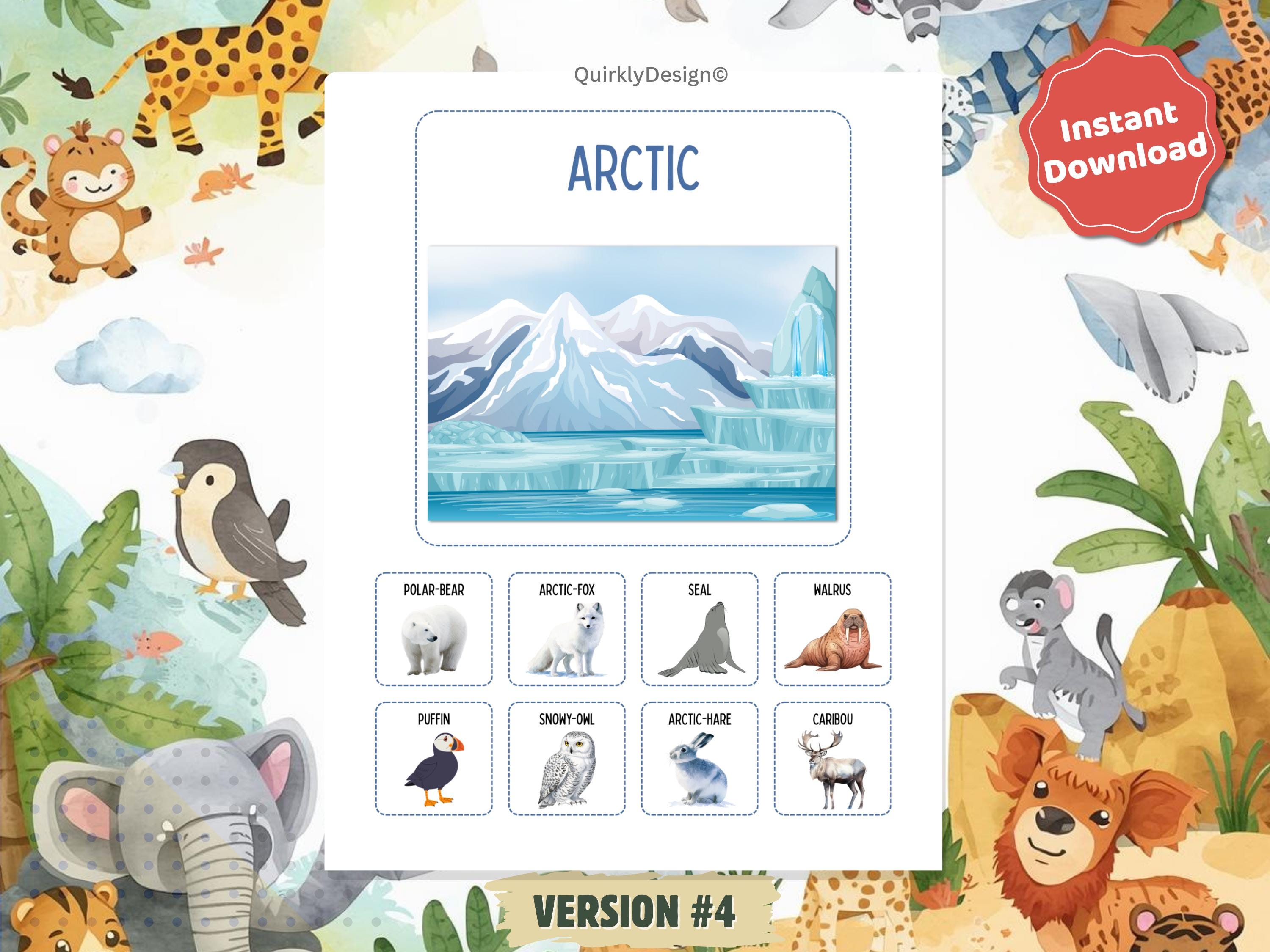 Animal Habitat Sorting Activity | Montessori Science Printable ...