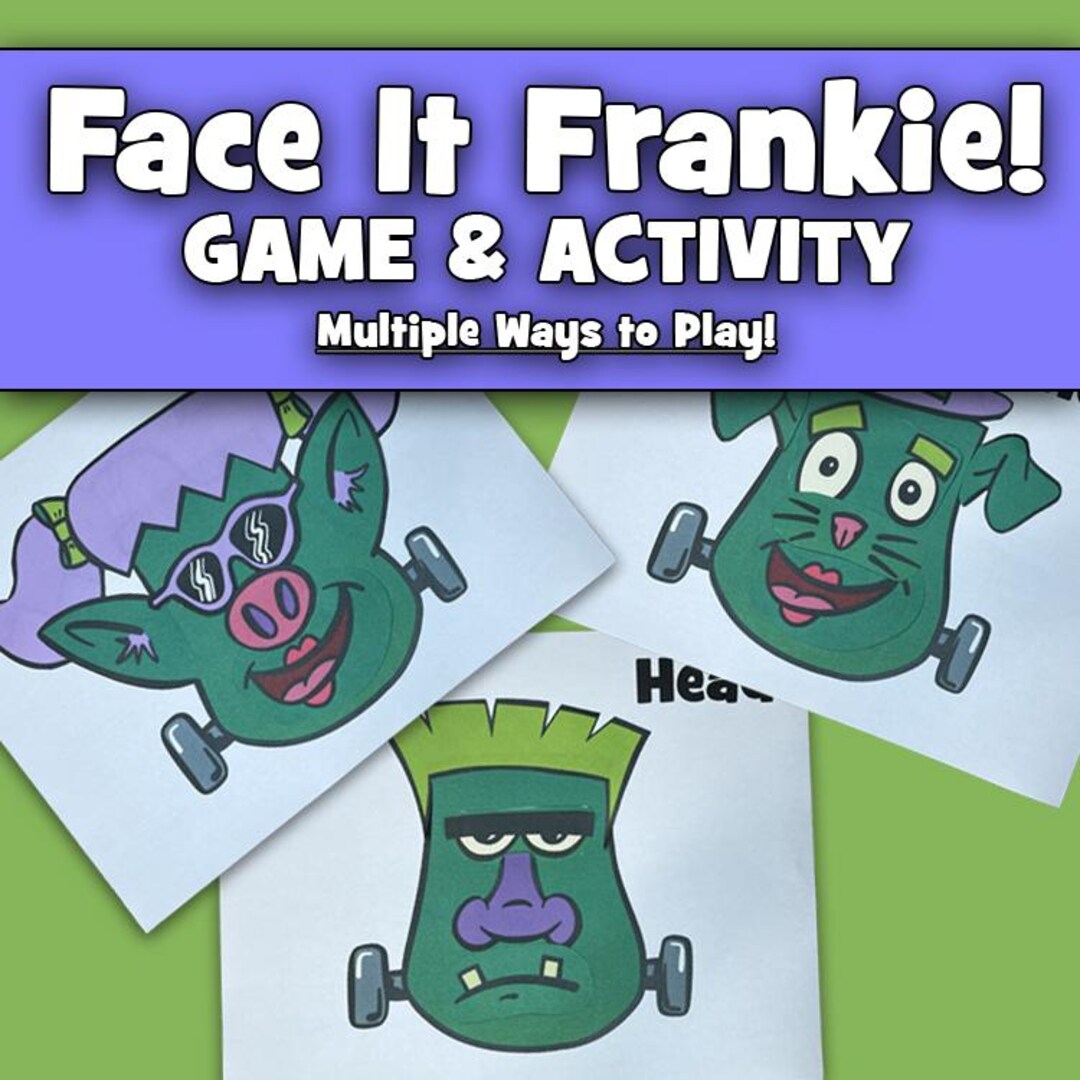 Build Frankenstein Game and Activity for Kids and Adults Digital ...