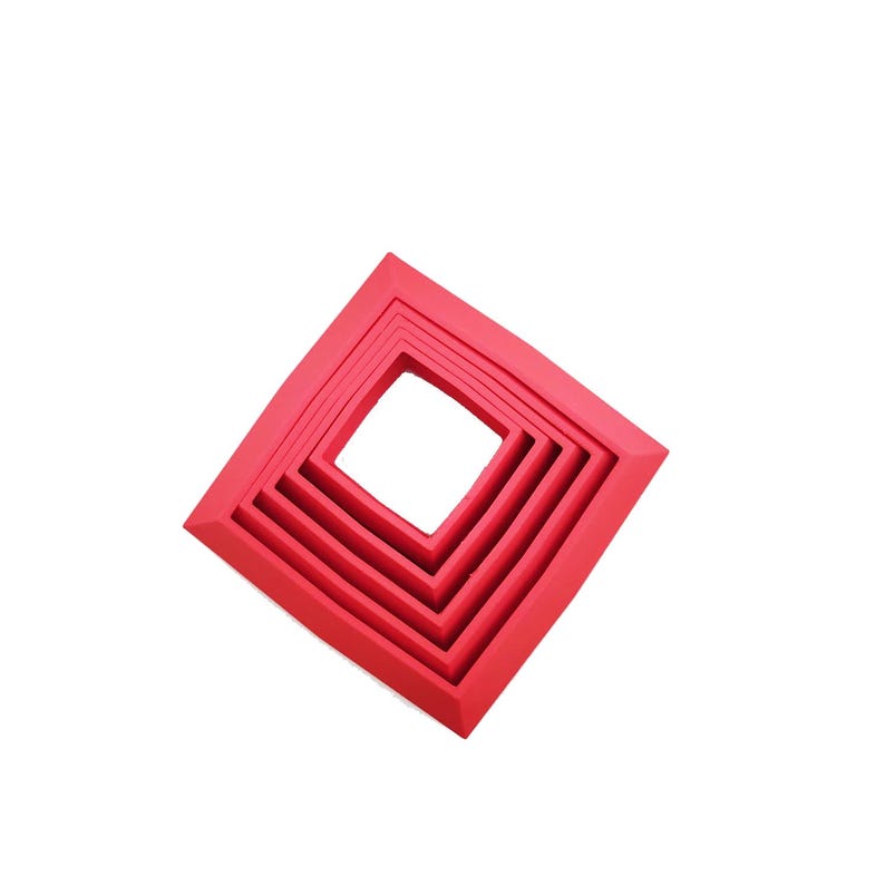 3D Printed Nesting Square Fidget Toy - Geometric Sensory Relief - Etsy