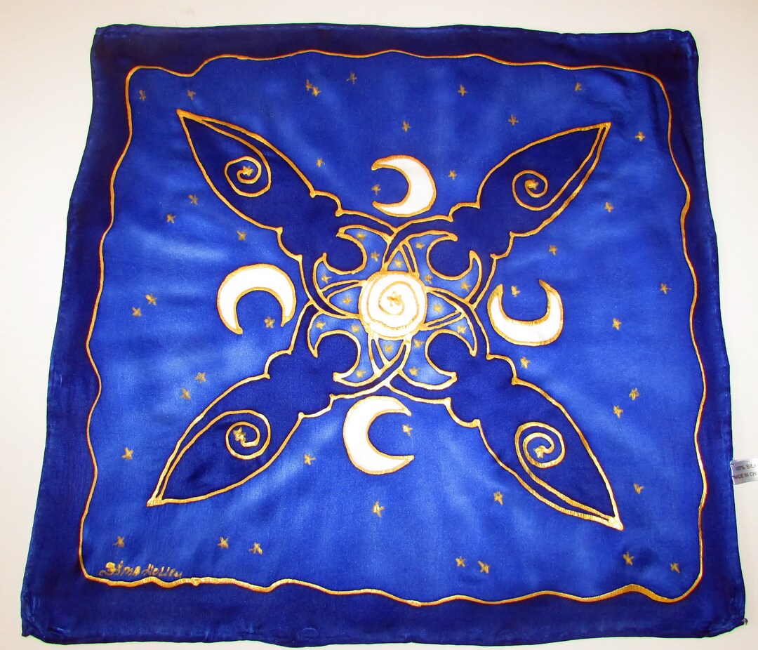 Blue Goddess Tarot Altar Cloth - Etsy