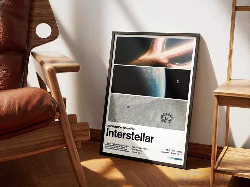 Interstellar Movie Poster - Etsy