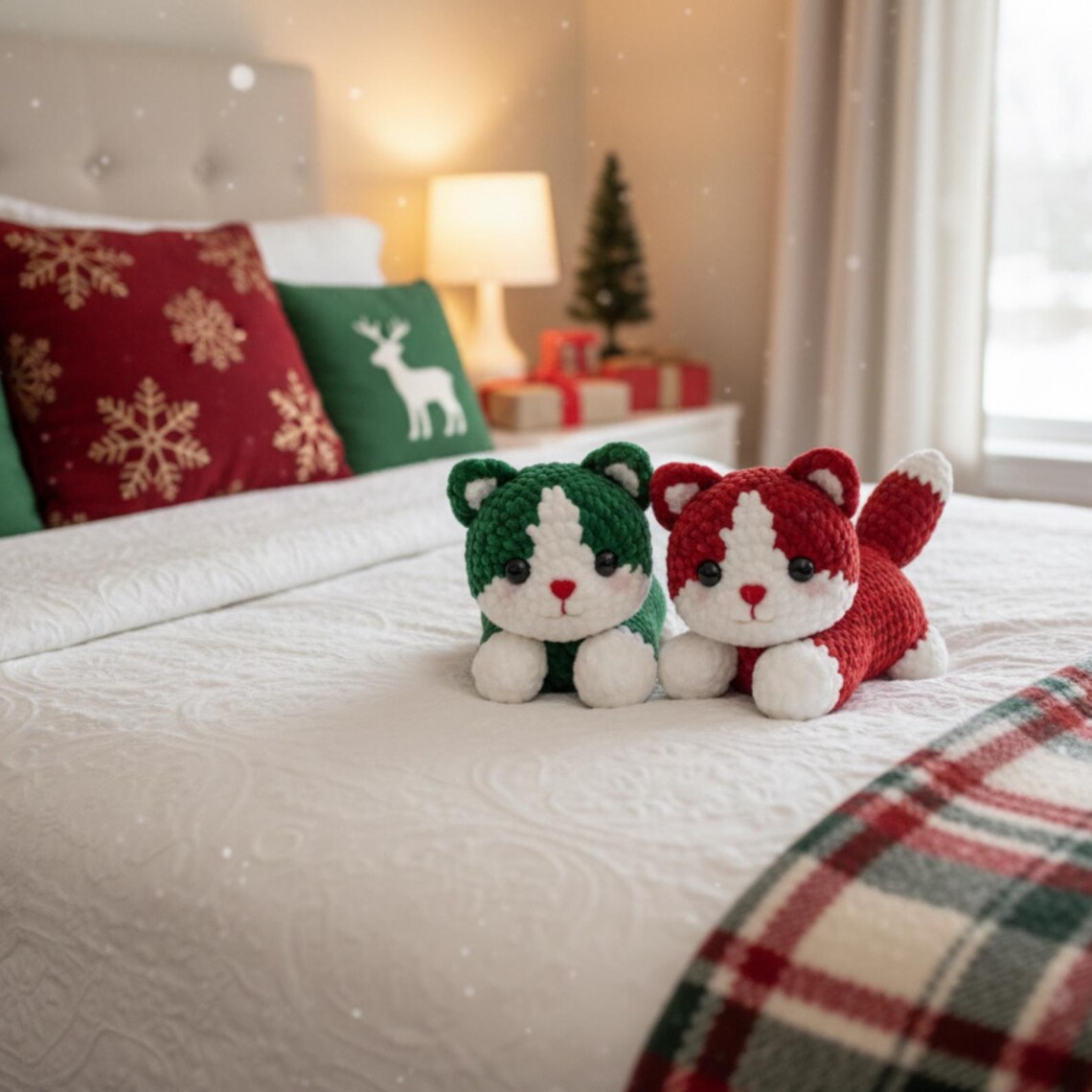 Christmas Cat Crochet Pattern: No-sew Holiday Plush (PDF Pattern) - Etsy