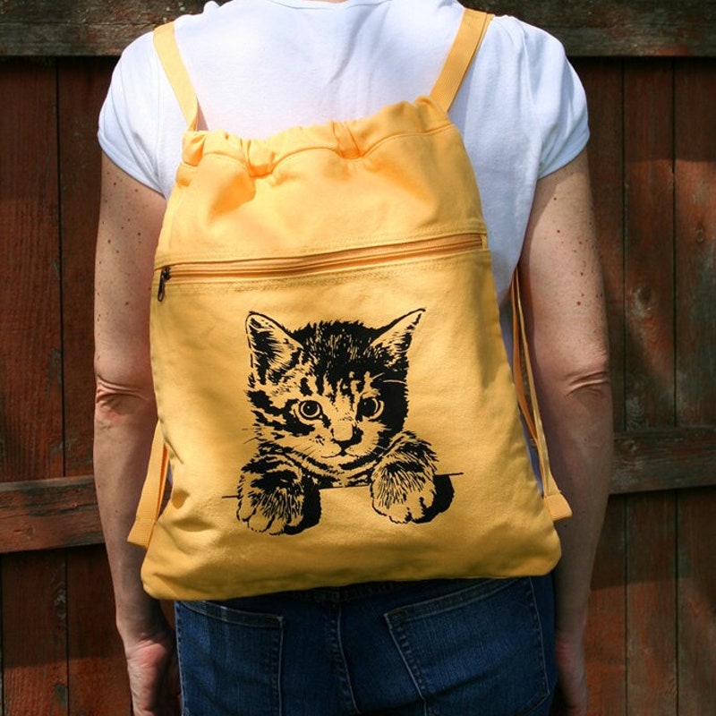 Cat Backpack - Etsy