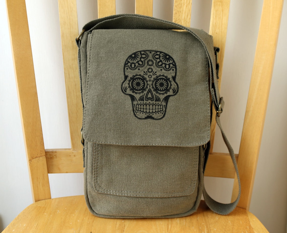 Day of the Dead Tech Bag Small Purse Crossbody Shoulder Bag - Etsy