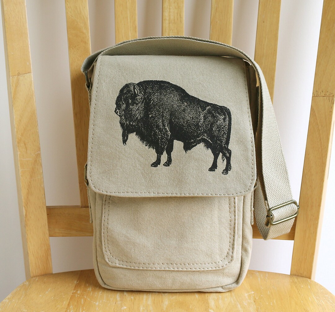 Bison Buffalo Tech Bag Small Purse Crossbody Shoulder Bag - Etsy