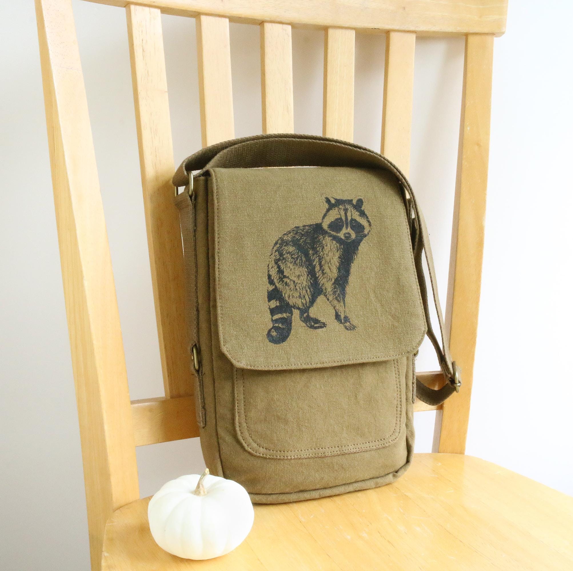 Raccoon Tech Bag Small Purse Crossbody Shoulder Bag 11x7x2 Inches - Etsy