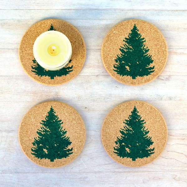 Christmas Coasters - Etsy